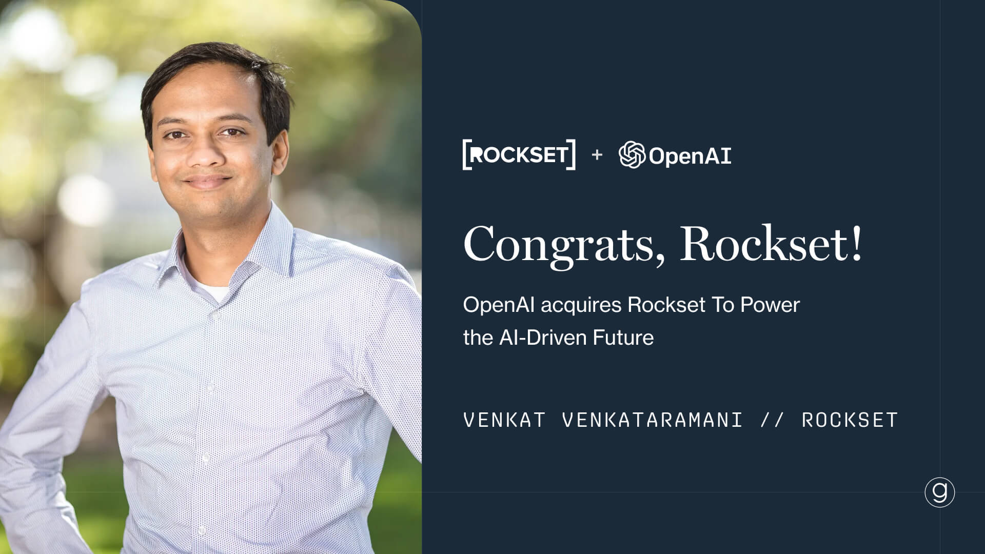 Congrats, Rockset! | Greylock